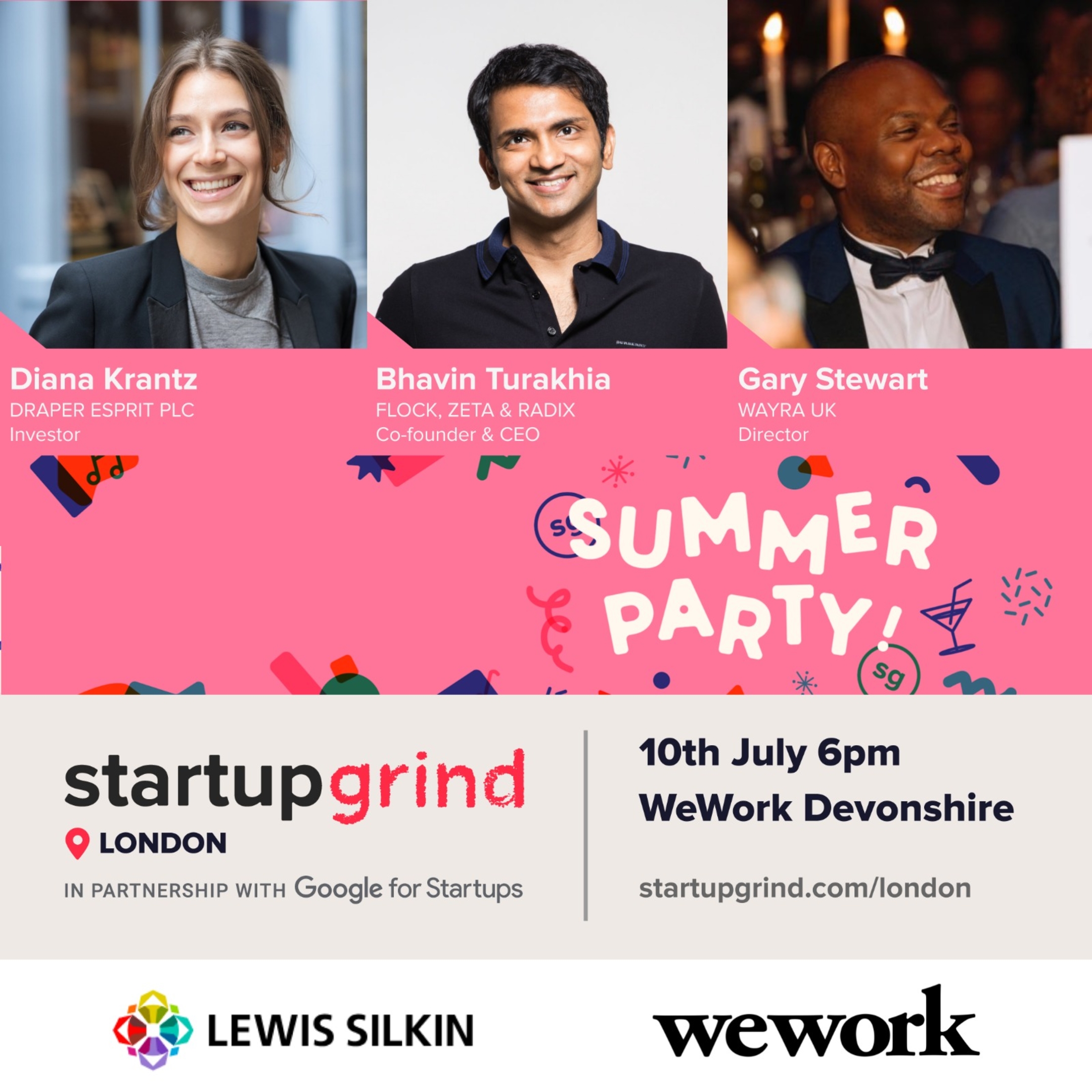 See Startup Grind Summer Party with Bhavin Turakhia, Diana Krantz ...